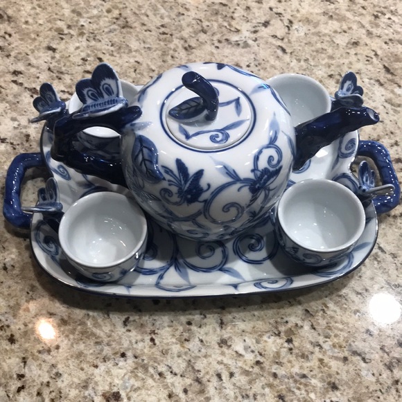 Bombay | Kitchen | Bombay Company Porcelain Tea Set | Poshmark